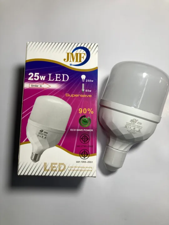 หลอดไฟ Led 25w JMF หลอดไฟตลาด มี มอก. | Lazada.co.th
