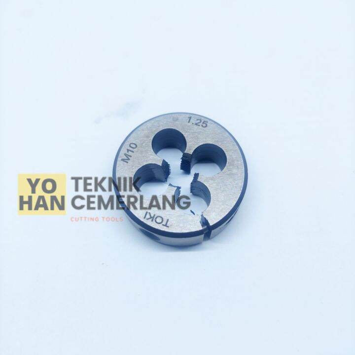 Toki Mata Senai M10 x 1.25 Drat Luar Baut 14 Round Dies M10x1.25 | Lazada Indonesia