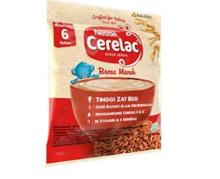 Cerelac beras merah 20 gr( 8 sachet ) | Lazada Indonesia