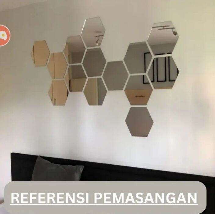 panel dinding kaca astetik kaca asli 100 % membuat ruangan lebih bagus ...