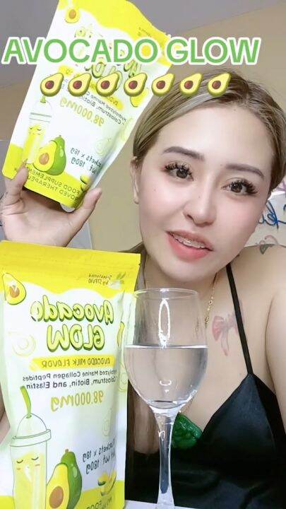 Avocado Glow Collagen drink and Glutathione Drink | Avocado Milk Flavor ...