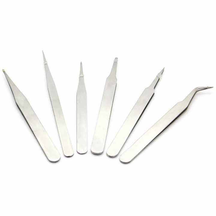 Pinset Lurus Stainless Steel Laboratorium - Silver | Lazada Indonesia