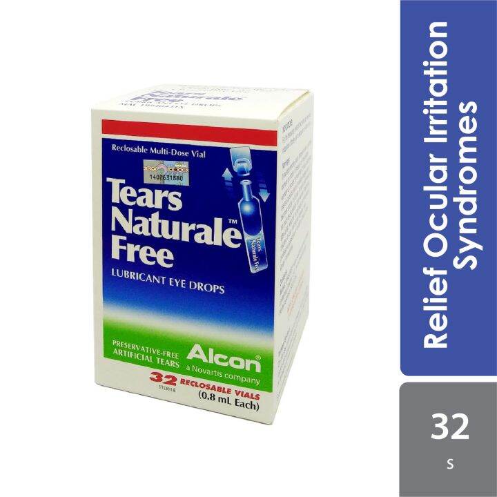 ALCON Tears Naturale Free 32'S Unit of Dose Eye Drop (Exp: 01/2025 ...