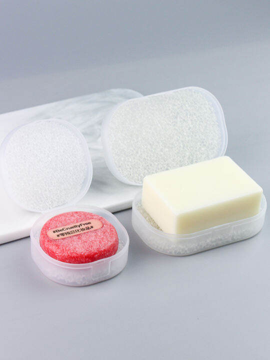 Lush Portable Sponge Soap Box Travel Business Trip Sealed Small ...