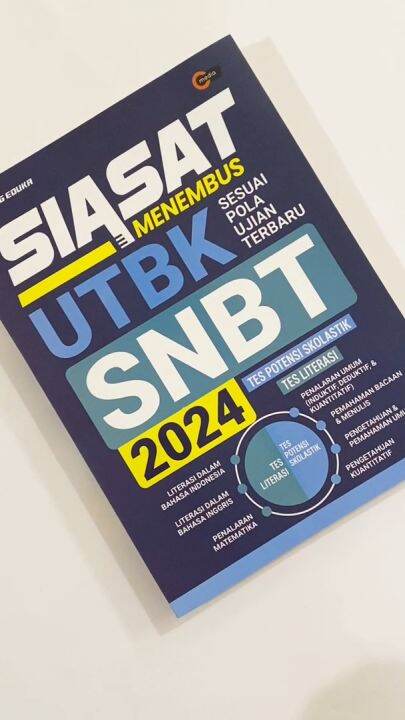 Buku UTBK 2024 / Siasat Menembus UTBK SNBT 2024 – Sesuai Pola Ujian Terbaru | Lazada Indonesia