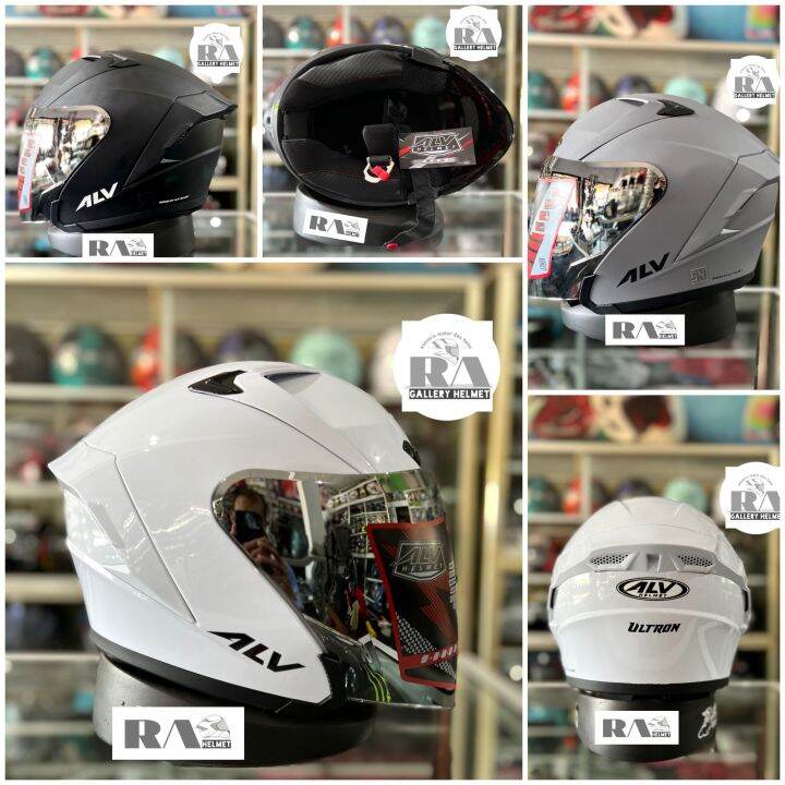 HELM ALV ULTRON SOLID HELM HALF FACE PAKET GANTENG VIRAL 2023 | Lazada ...