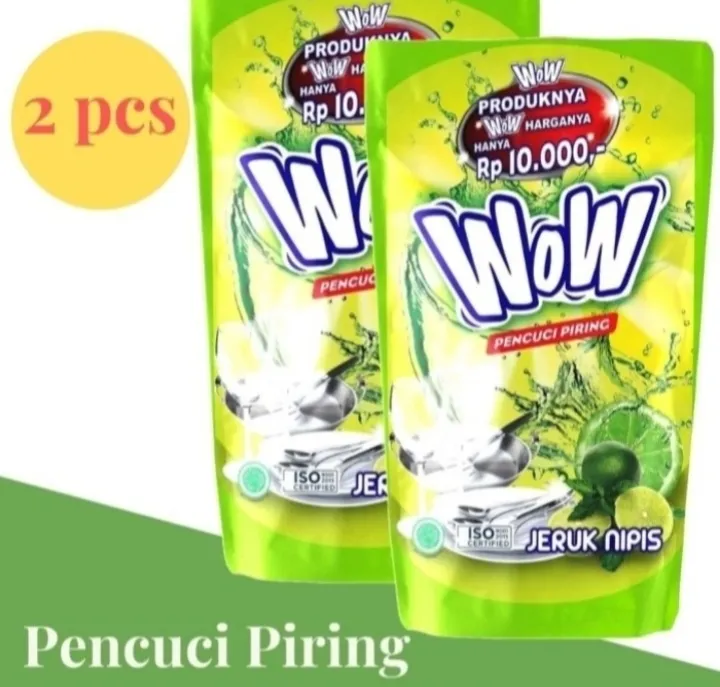 WoW Pencuci Piring 700 ml paket 2 pcs | Lazada Indonesia