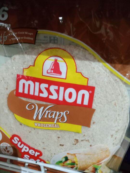 MISSION WRAPS WHOLE WHEAT 6CT (PHIL) 90588 | Lazada PH