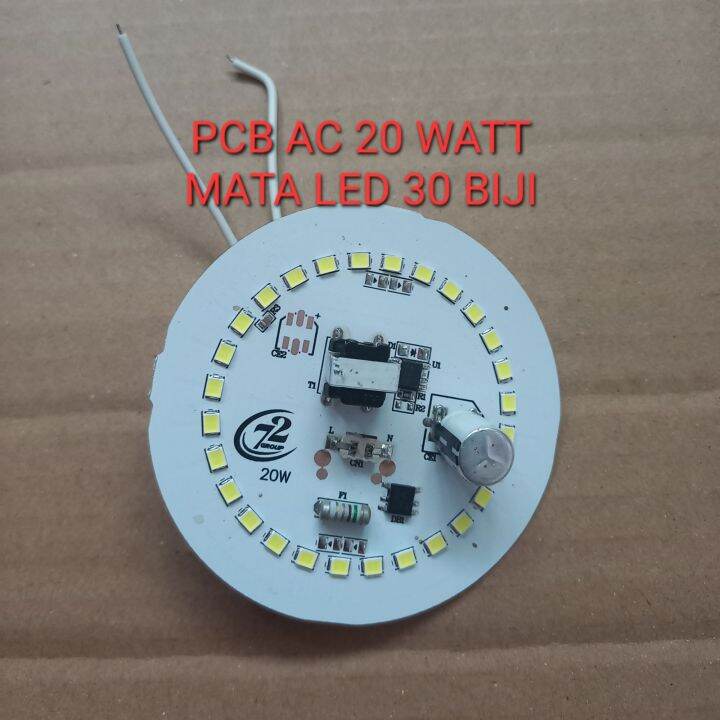 Pcb Modul Lampu Led ac 20 Watt putih Vosco / biji | Lazada Indonesia