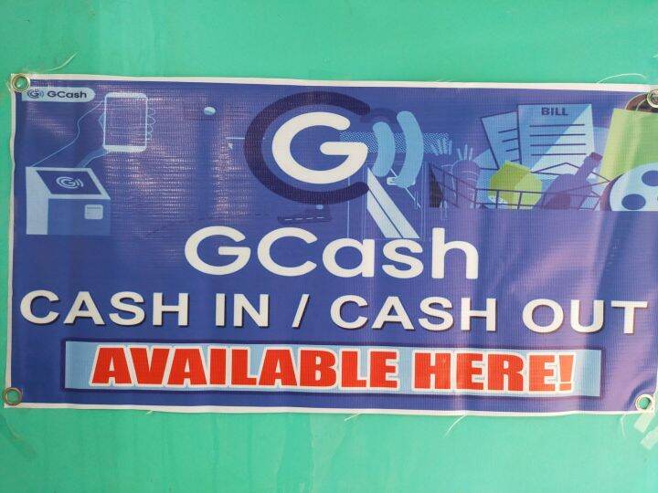 Tarpulin for Globe G. Cash IN / Out Business | Lazada PH