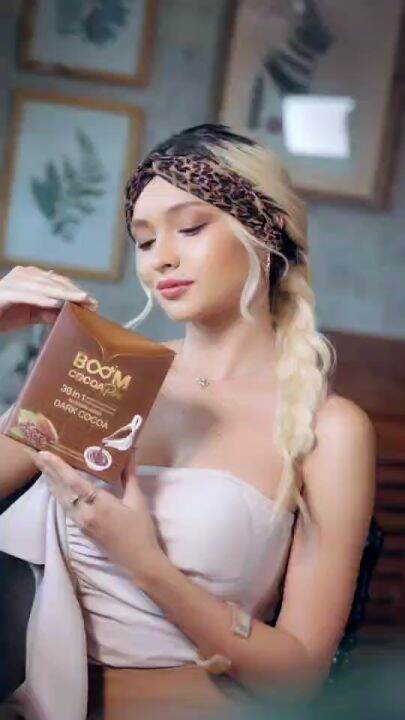 Boom Cocoa Plus ของแท้ 100% อร่อยไม่มีน้ำตาล วันหมดอายุ 01/05/2024 | Lazada.co.th