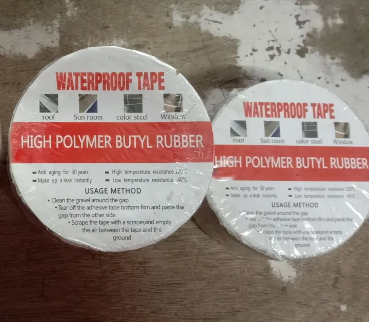 WATERPROOF TAPE HIGH POLYMER BUTYL RUBBER | Lazada PH