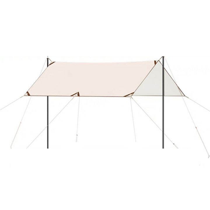 JIUQI ฟายชีทพร้อมเสา เต้นสนามกันฝน3x3 3x4 4x6ทาร์ป ฟรายชีท ฟายชีท กัน ...