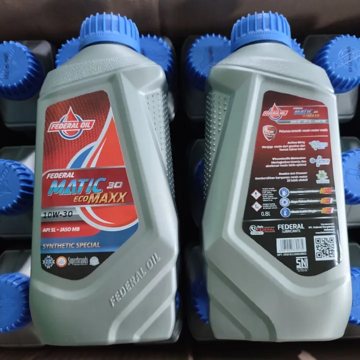 Oli Motor Federal Matic 30 Ecomaxx 800ml | Lazada Indonesia