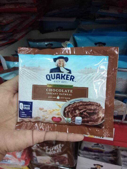 QUAKER CHOCOLATE INSTANT OATMEAL SINGLE PACK 35g. | Lazada PH