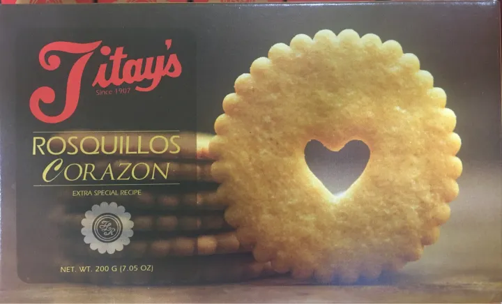 Titay’s Rosquillos corazon extra special recipe biscuit delicacy 200g ...