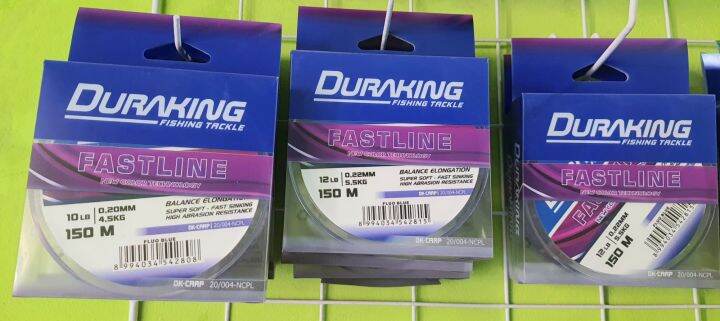 Benang /Senar Pancing Duraking Fastline dan Premier 150mtr | Lazada ...