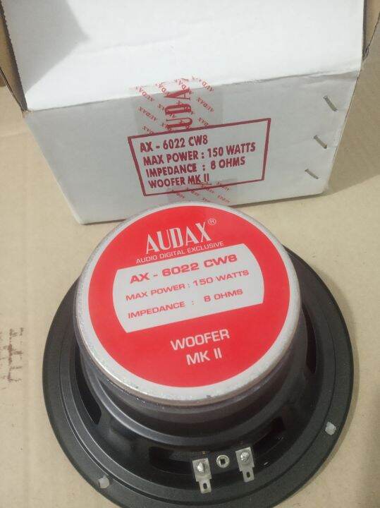 speaker 6 inch, speaker woofer, speaker audax ax 6022 cw8 | Lazada ...