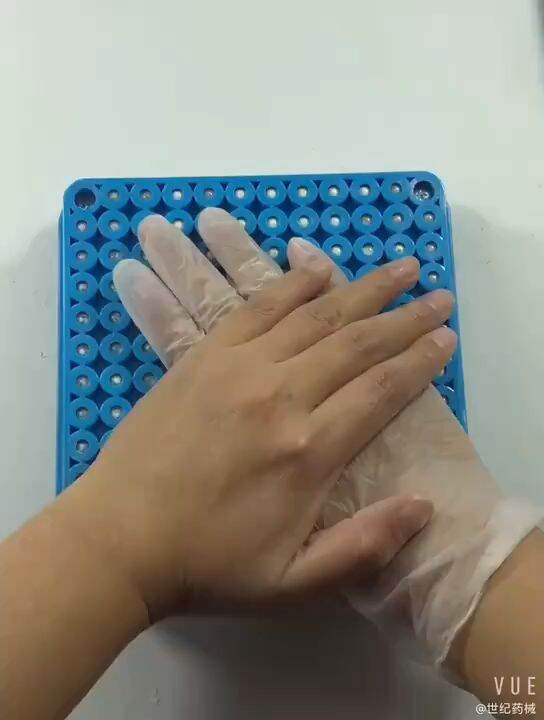 100 หลุม Capsule Filler ABS Capsule Filling Machine เครื่องบรรจุแคปซูล ...