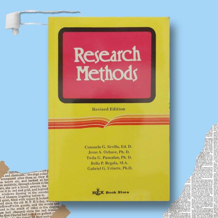 RESEARCH METHODS - REVISED EDITION | Lazada PH