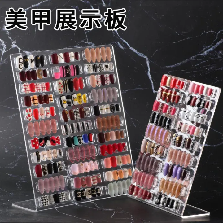 Japanese Style Nail Art Acrylic Display Strip Set Nail Art Sample ...
