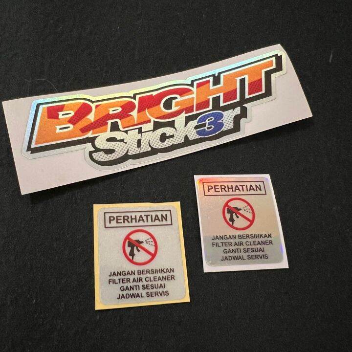 STICKER PERHATIAN FILTER AIR CLEANER PRINCUT | Lazada Indonesia