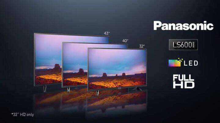 PANASONIC LED SMART ANDROID FULL HD & HD LS600 SERIES TV 32", 40", 43" | TH-32LS600K, TH ...