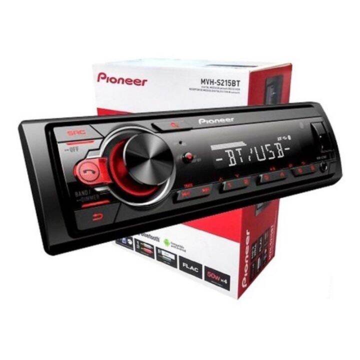 Pioneer MVH-S215BT Single Din Player Digital Media With Bluetooth USB Multimedia Tuner 215BT ...