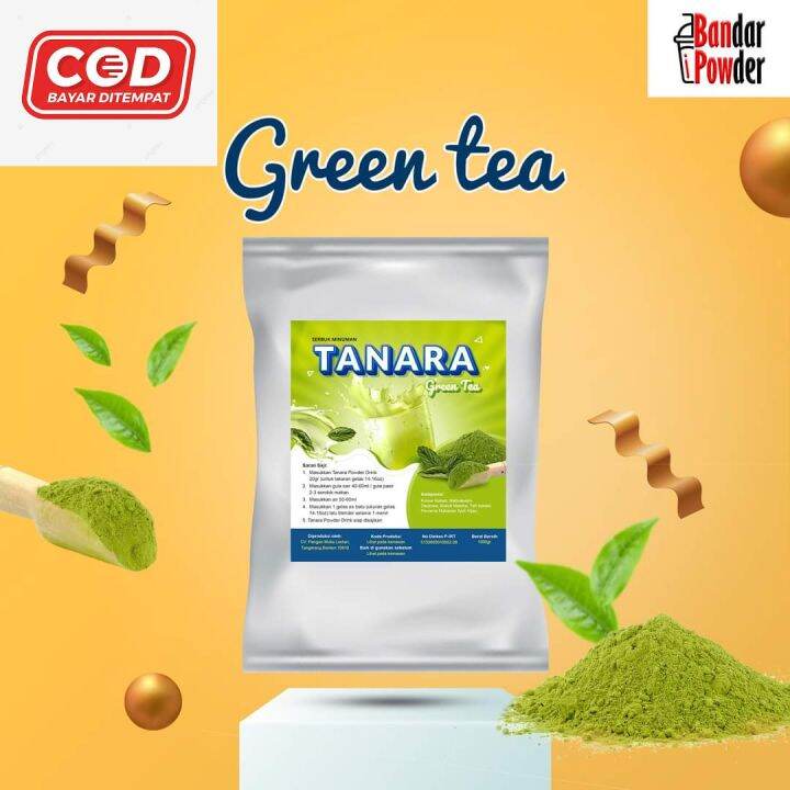Bubuk Minuman Rasa Macha Green Tea 1kg PREMIUM / Bubuk Minuman Boba ...