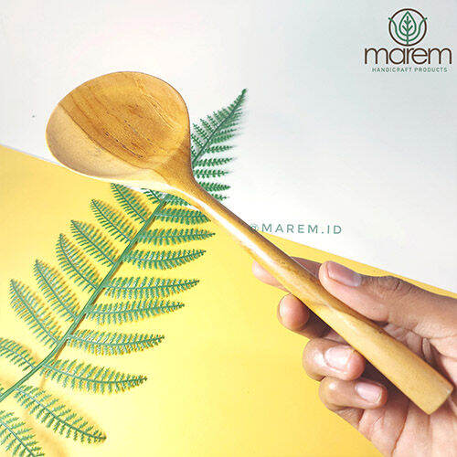 SENDOK SALAD | CENTONG ENTONG NASI KAYU JATI | Lazada Indonesia