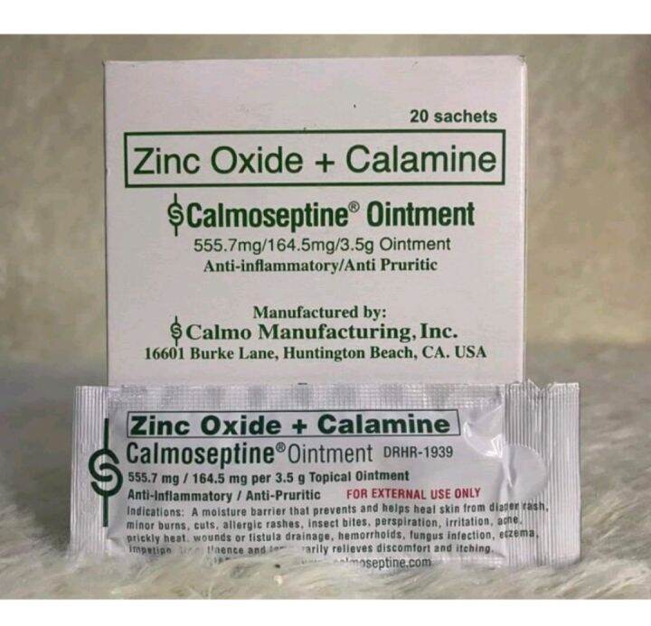 Calmoseptine Ointment sachet(Authentic) | Lazada PH