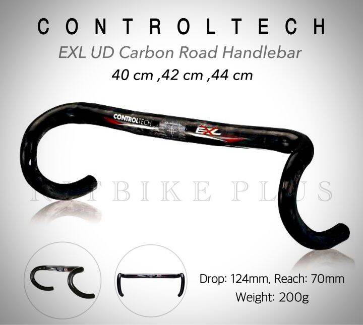 +แฮนด์เสือหมอบคาร์บอน CONTROLTECH EXL excellent ขนาด 40,42,44cm. | Lazada.co.th