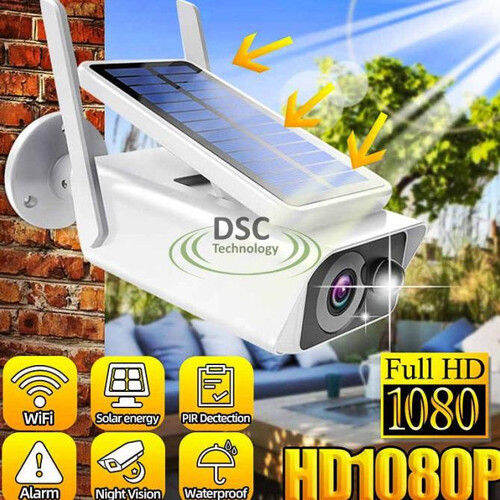 Ip Camera Solar Panel Surya 8MP- CCTV Wifi Tenaga Matahari HD 1080P ...