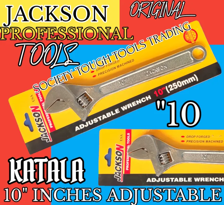 HEAVY DUTY ADJUSTABLE WRENCH "10 JACKSON USA PROFESSIONALS/ ORIGINAL ...