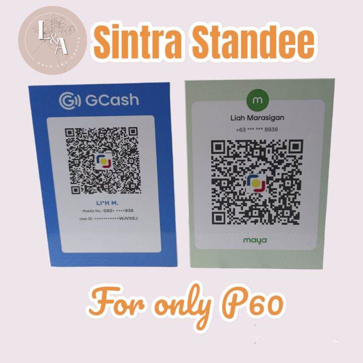 G-Cash/Maya QR Code Standee | Lazada PH