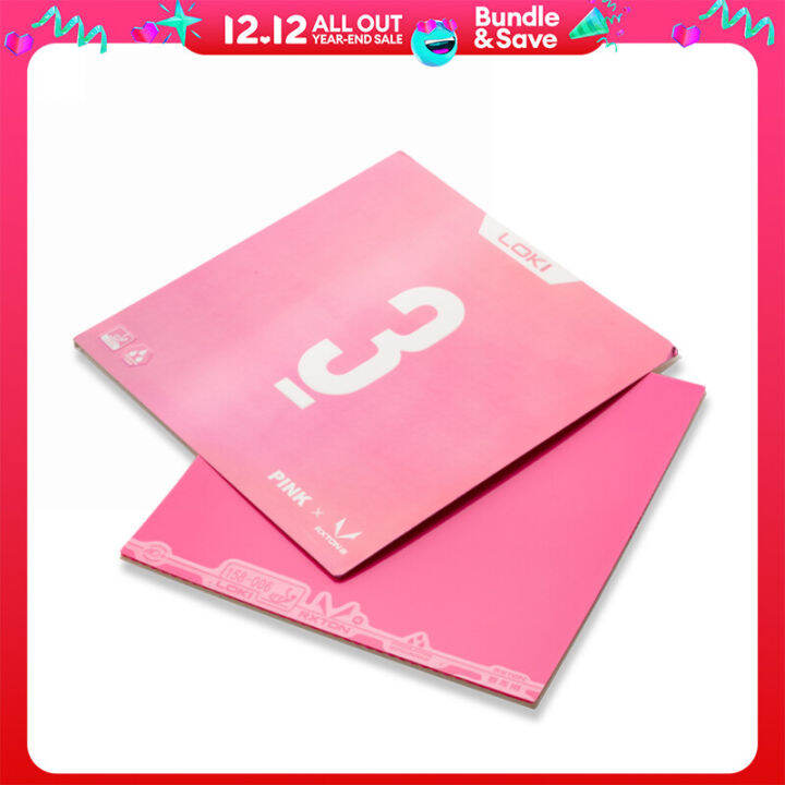 Original LOKI RXTON 3 MAX BLUE PINK Table Tennis Rubber COLORFUL RXTON ...