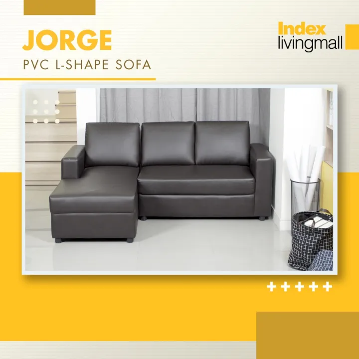 [กรุงเทพ ปริมณฑล 3-5 วัน ส่ง] INDEX LIVING MALL โซฟาหนังสังเคราะห์ L ...