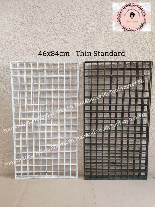 (46x84cm-Thin) Wall Mount Wire Mesh Screen Panel Grid Wall Decoration ...