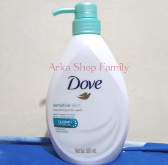DOVE Sensitive Skin Sabun Mandi Cair Pump 550ml | Lazada Indonesia