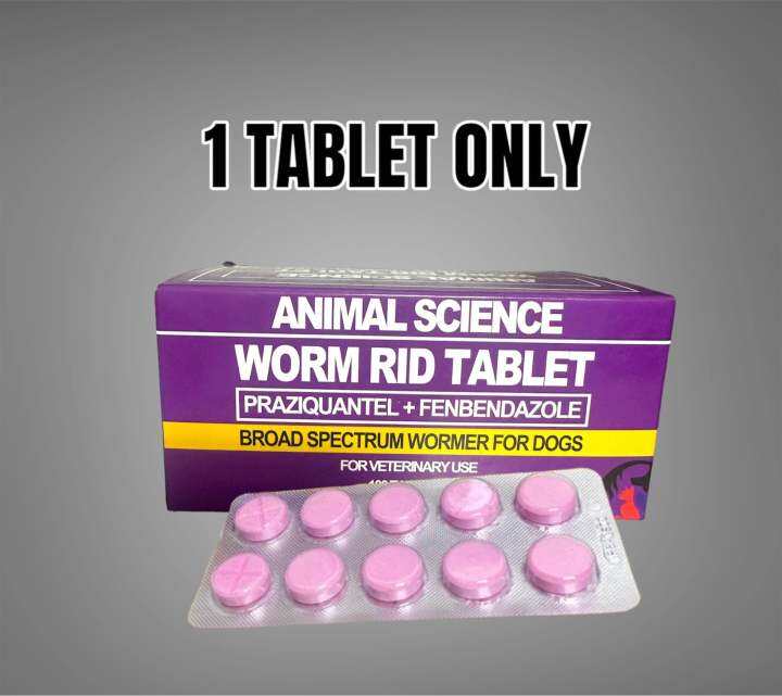 Wormrid Tablet Dewormer & Dewormer Sticker( SOLD PER TABLET & SOLD ...