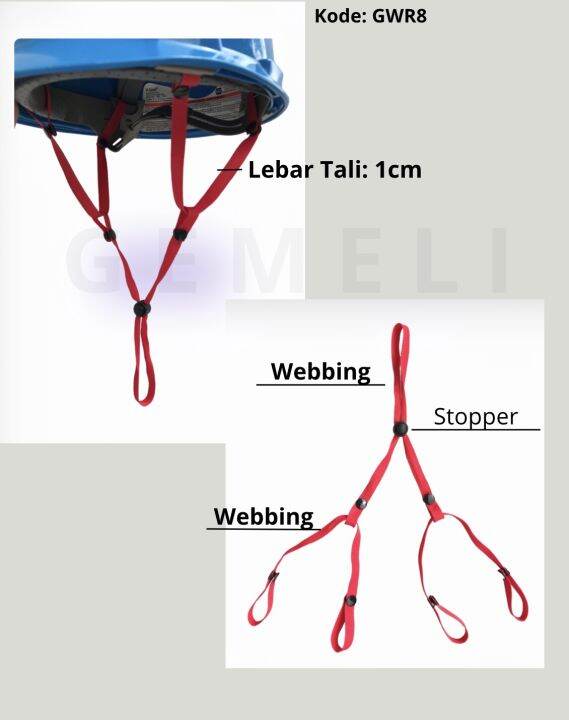 (G-GStore) TALI HELM PROYEK/SAFETY/TALI DAGU HELM | Lazada Indonesia