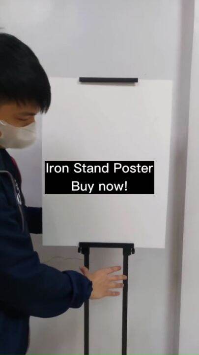 KGS Iron Poster Double Sided Stand/ Adjustable Display Stand/ Board ...