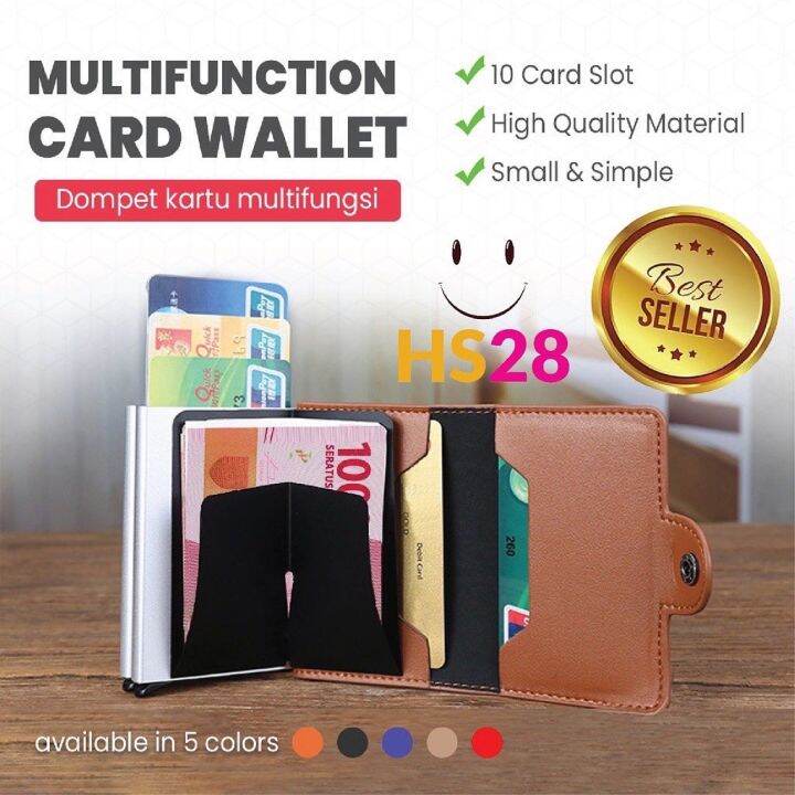 Dompet Kartu Simple / Smart Wallet Double Box | Lazada Indonesia