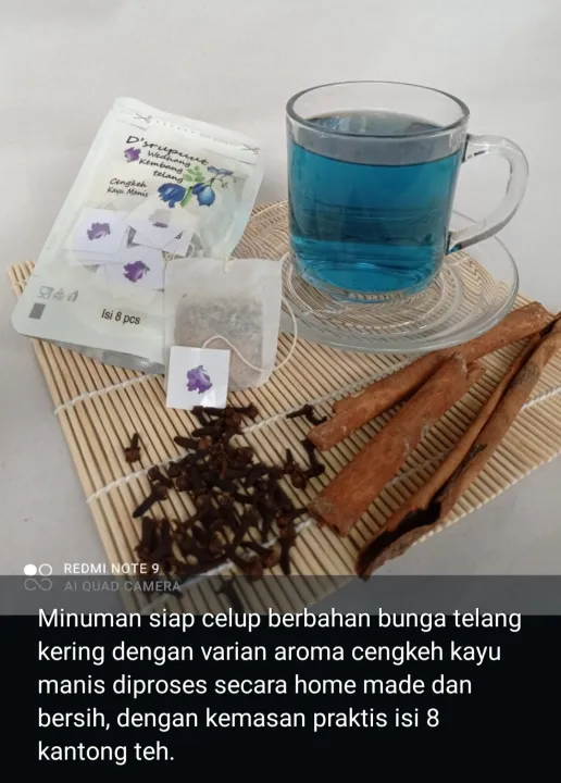 TEH BUNGA TELANG, varian rasa lengkap. isi 8 kantong teh celup | Lazada ...