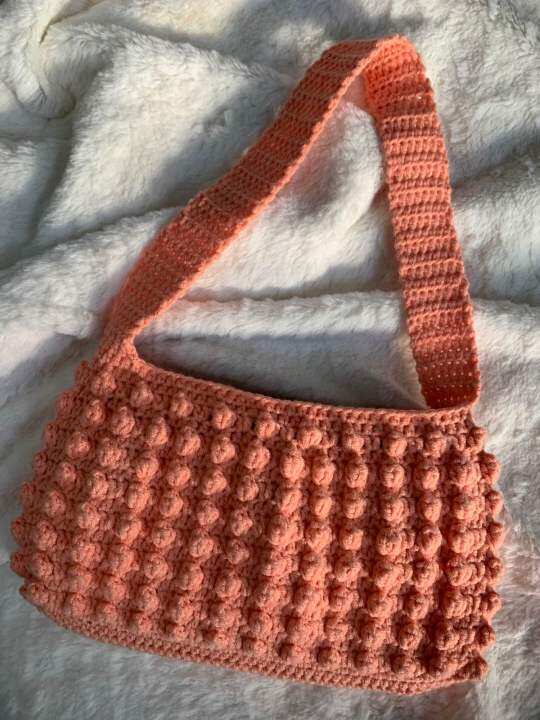 Crochet Popcorn Shoulder Bag | Lazada PH