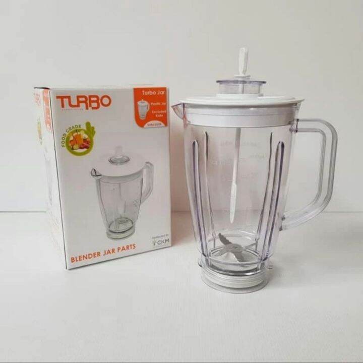 TABUNG BLENDER PLASTIK MEREK TURBO SET KOMPLIT SHM0199 | Lazada Indonesia