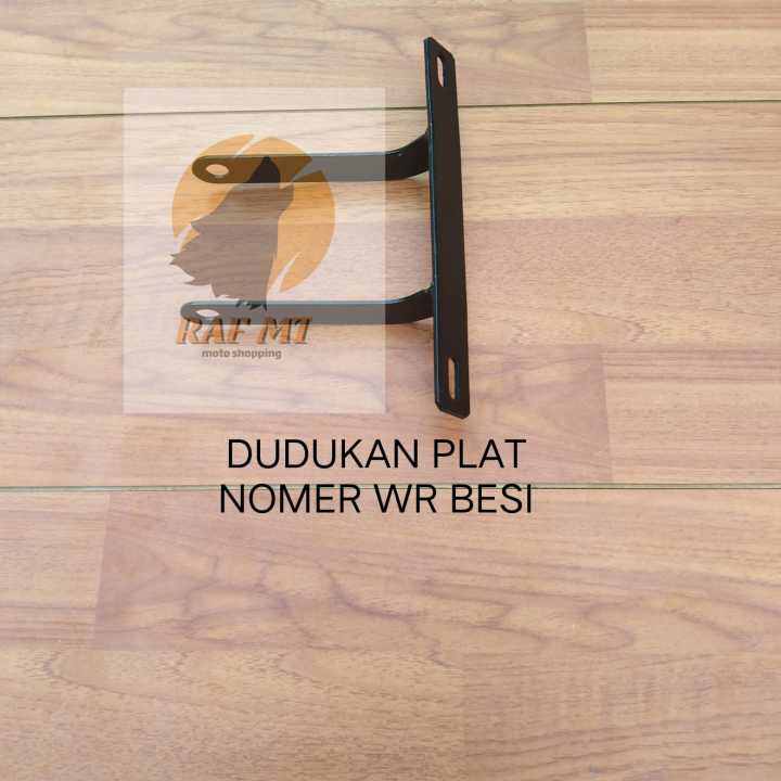 DUDUKAN PLAT NOMER WR BESI | Lazada Indonesia