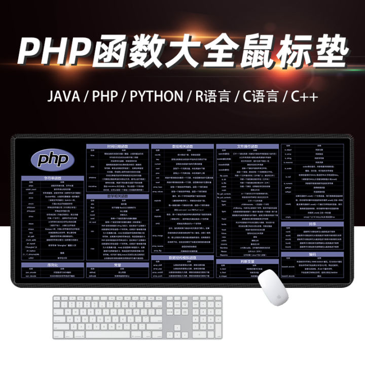 Mouse Pad Function Python Programmer Php Oversized C Language Computer Pad Common Reference