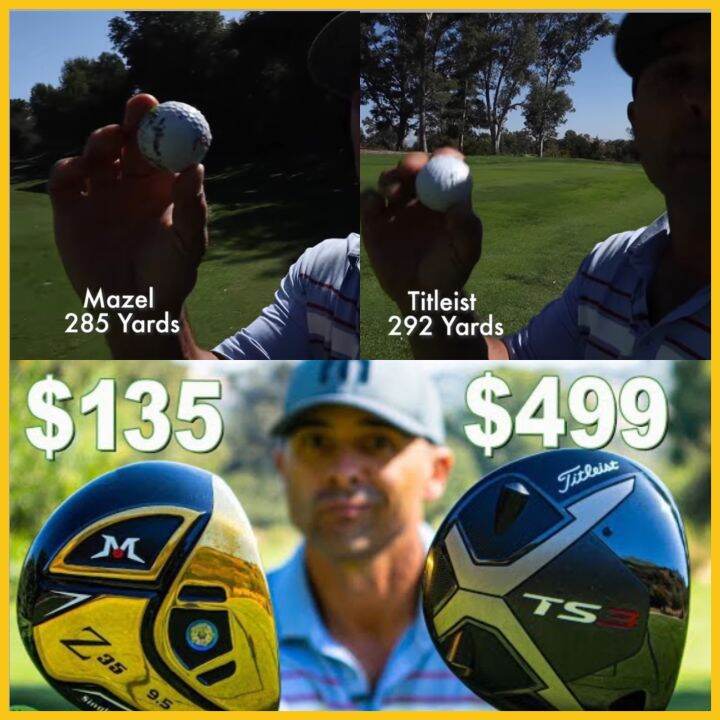 Mazel Z45 high distance Titanium Golf Driver Club super durable ไม้ ...