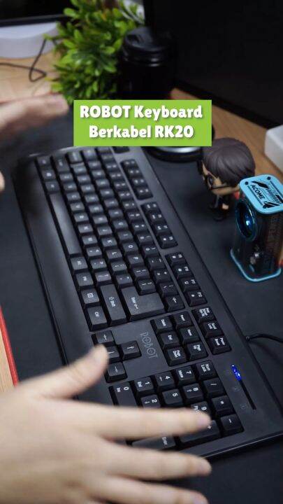 ROBOT Keyboard Berkabel / Portable Mini Office Wired Keyboard RK20 ...